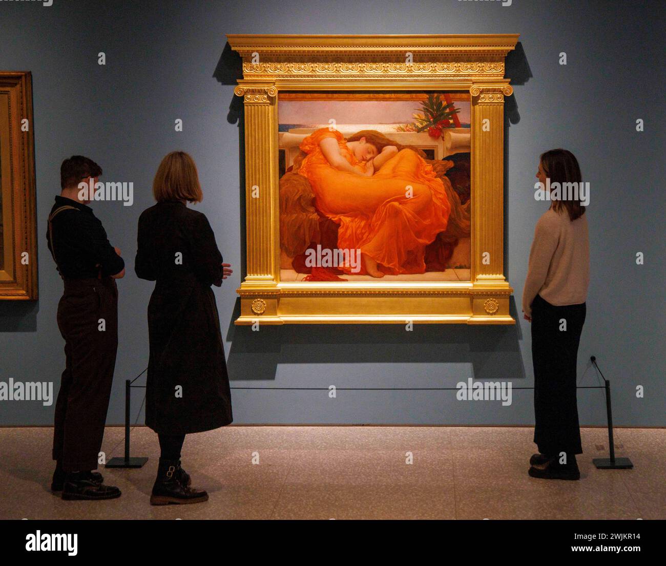 London, UK. 16th Feb, 2024. Flaming June at the Royal Academy of Arts ...