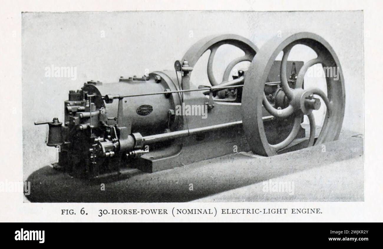 30 Horse Power (nominal) Electric Light Engine from the Article THE ...