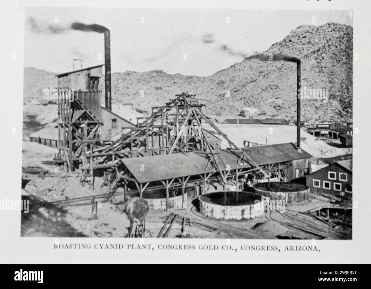 Gold ore roasting plant hi-res stock photography and images - Alamy