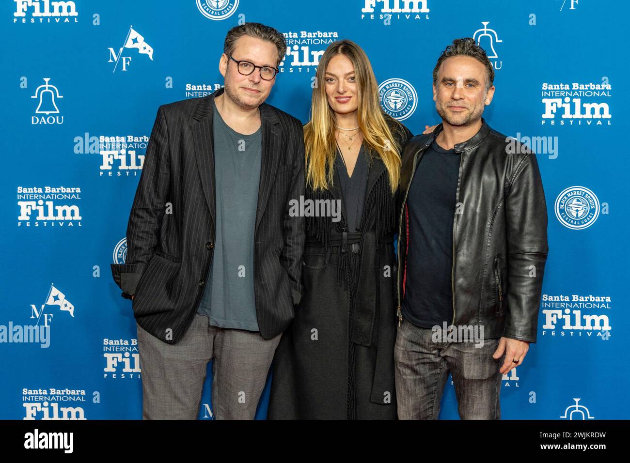 Santa Barbara, USA. 15th Feb, 2024. Red carpet arrivals: (l-r) Joseph ...
