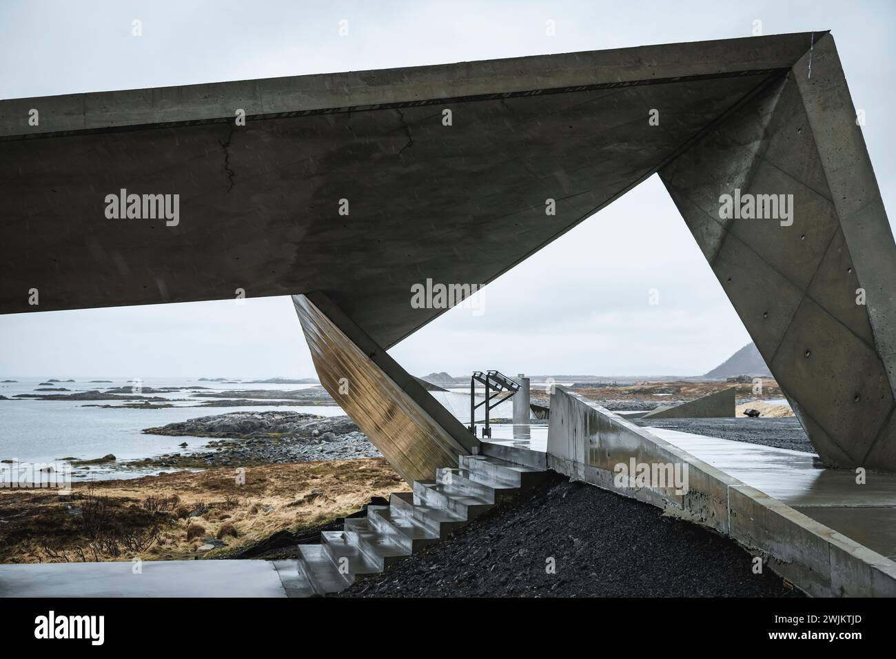 Abstract architecture with modern steps hi-res stock photography and ...