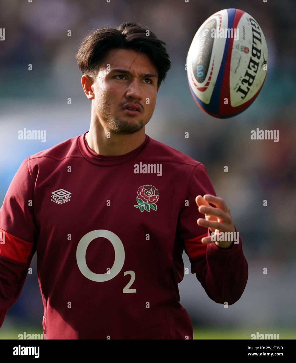England's Marcus Smith during a training session at Twickenham Stadium ...