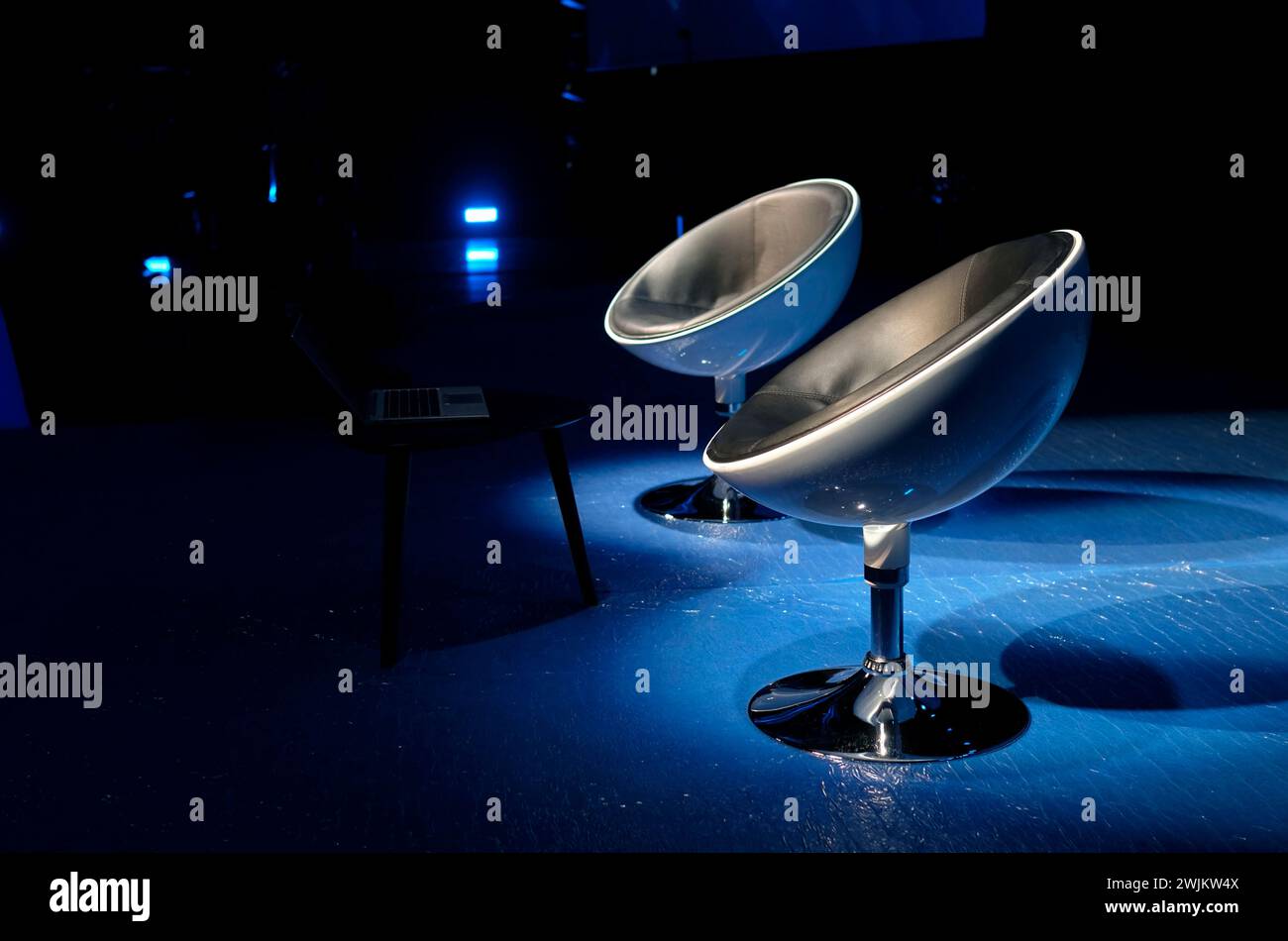 Chairs on stage hi-res stock photography and images - Alamy