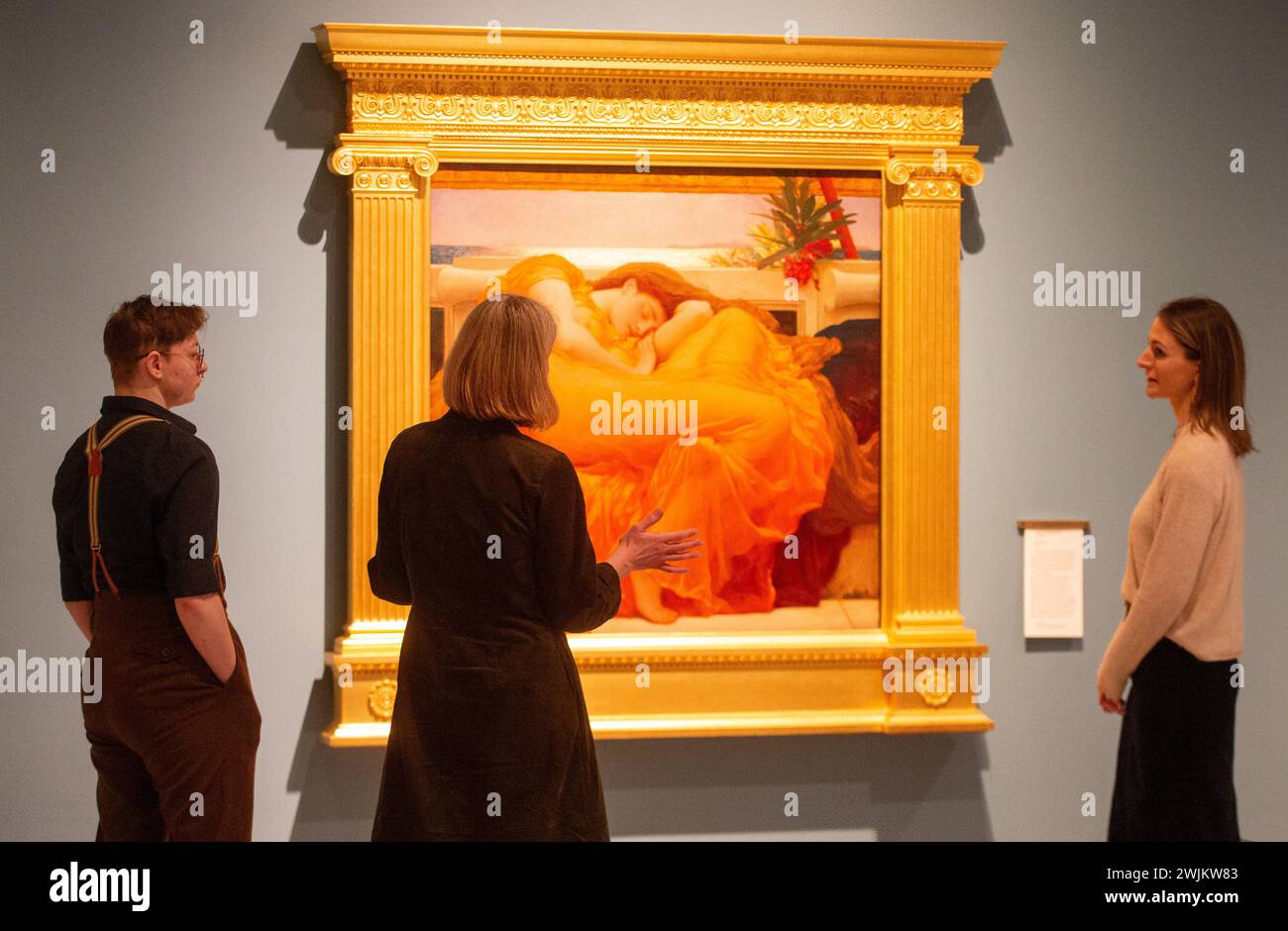 London, England, UK. 16th Feb, 2024. Flaming June, painting by Lord ...