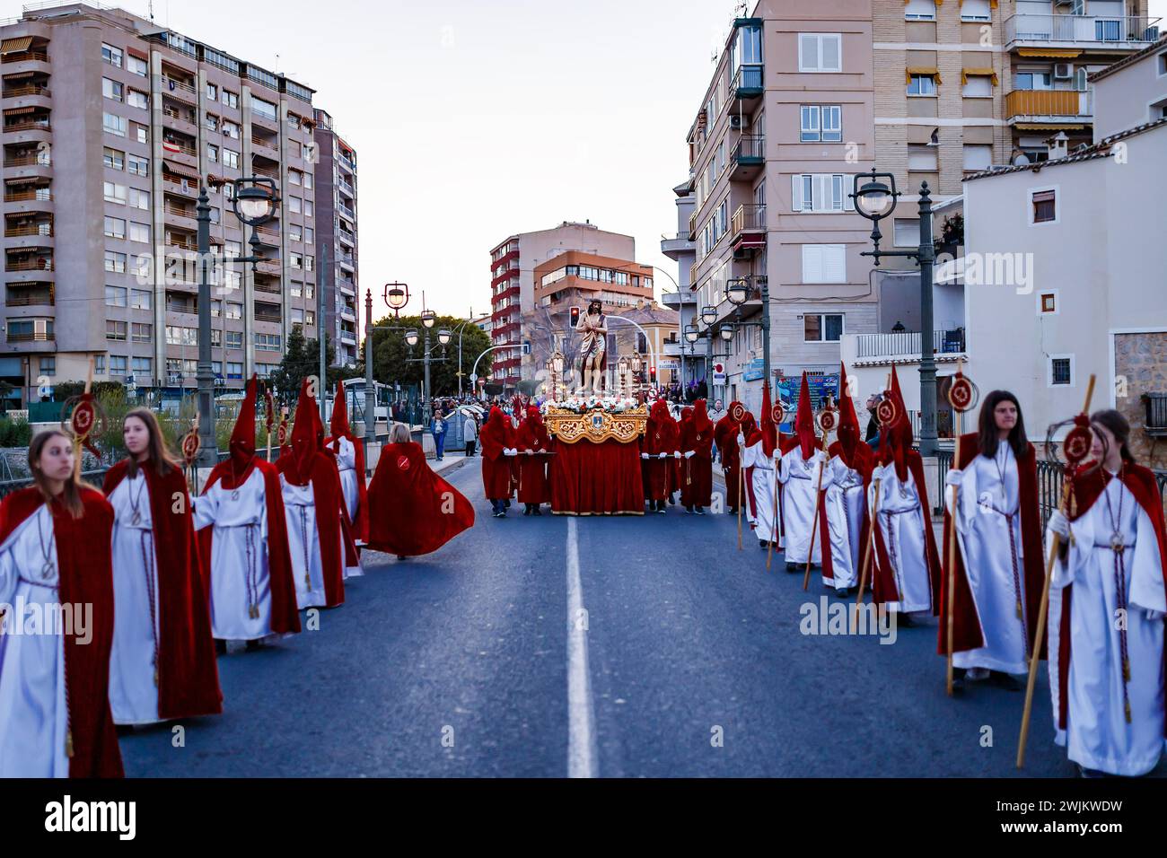 Procession of Ascension to Calvary in Villajoyosa Stock Photo - Alamy