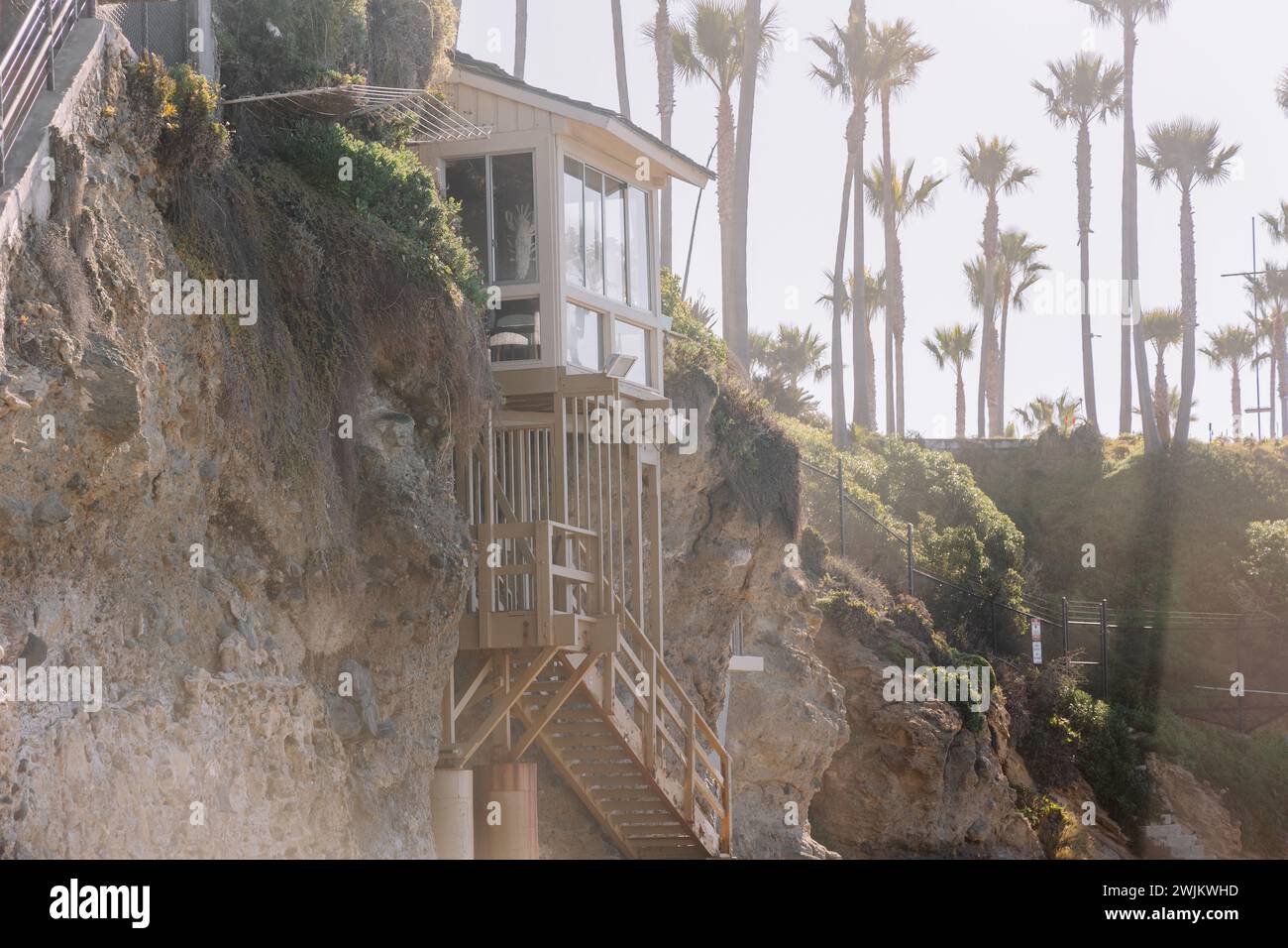 Cliffside steps hi-res stock photography and images - Alamy