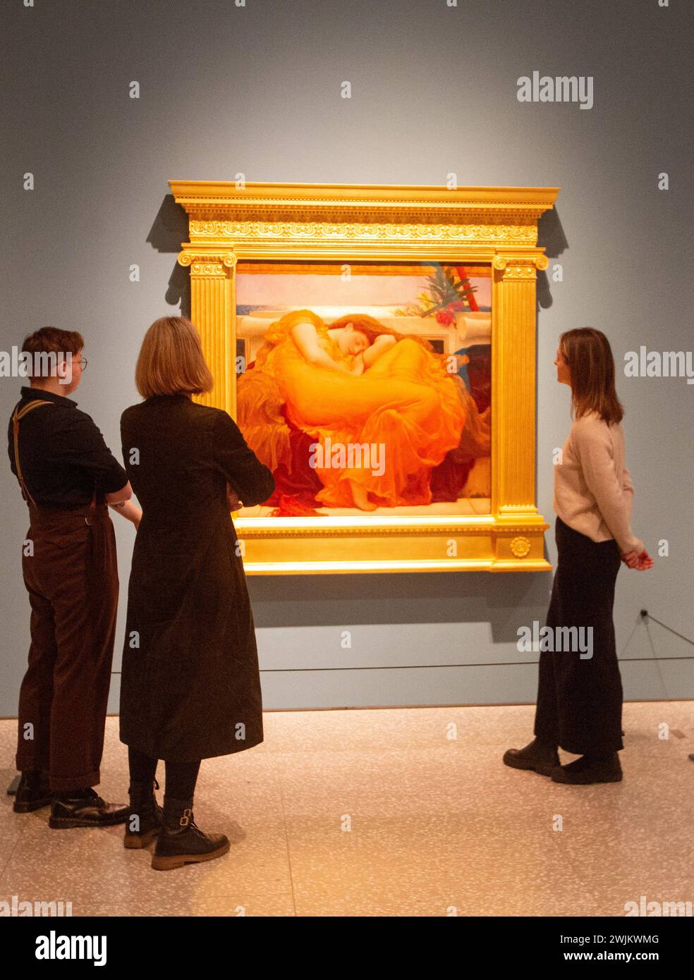 London, England, UK. 16th Feb, 2024. Flaming June, painting by Lord ...