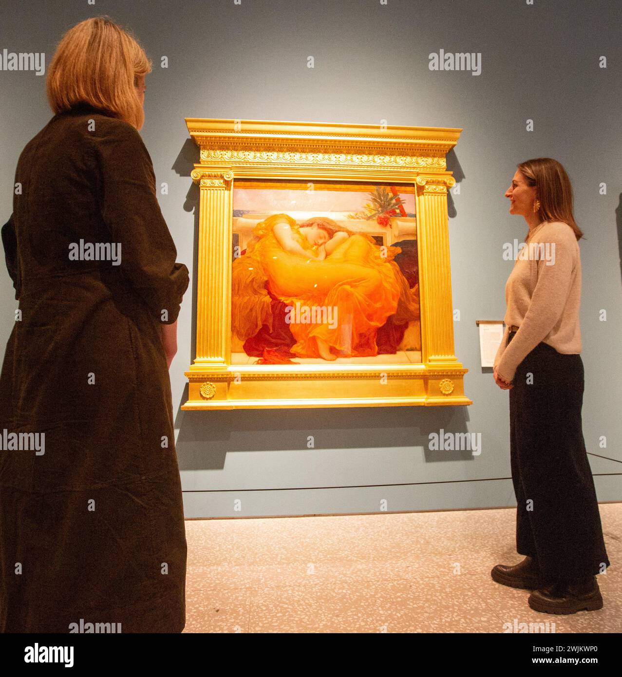 London, England, UK. 16th Feb, 2024. Flaming June, painting by Lord ...