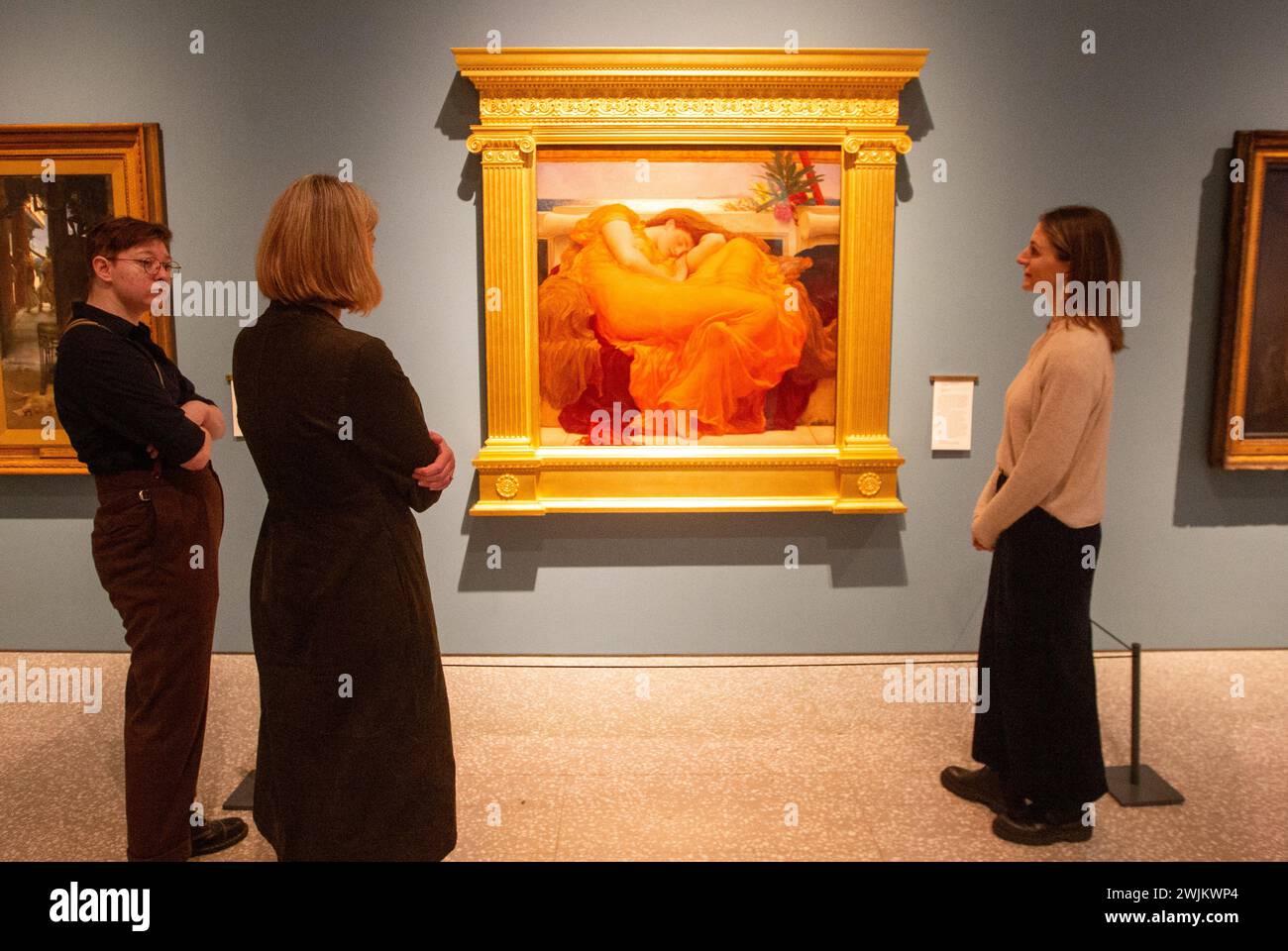 London, England, UK. 16th Feb, 2024. Flaming June, painting by Lord ...