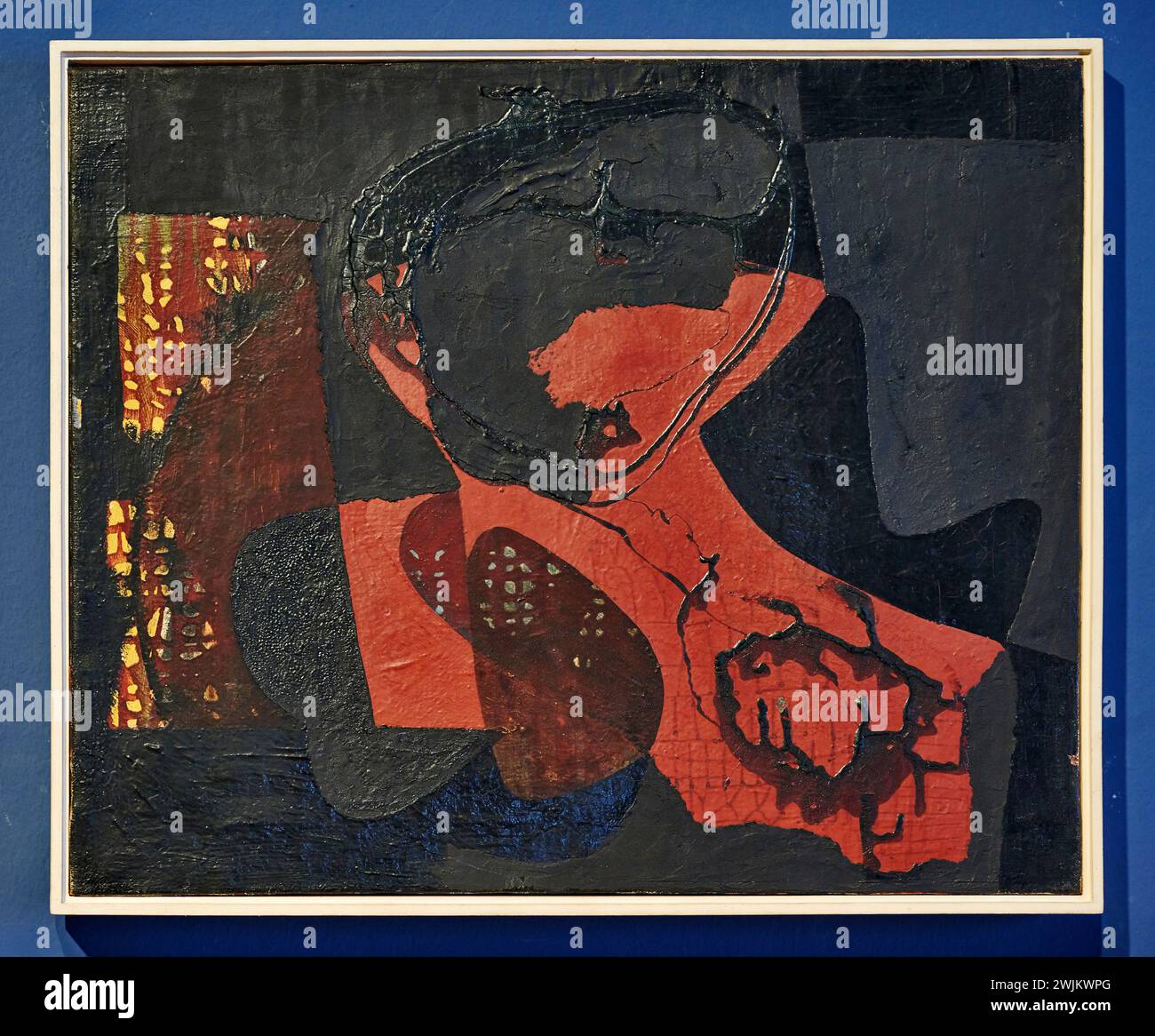 Catrame - olio e catrame su tela - Alberto Burri - 1950 - Bergamo ...