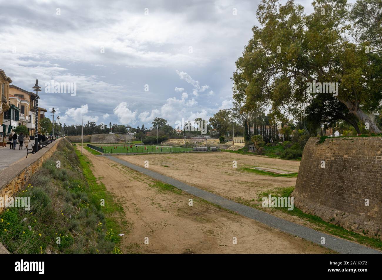 border zone between northern and southern Cyprus Stock Photo - Alamy
