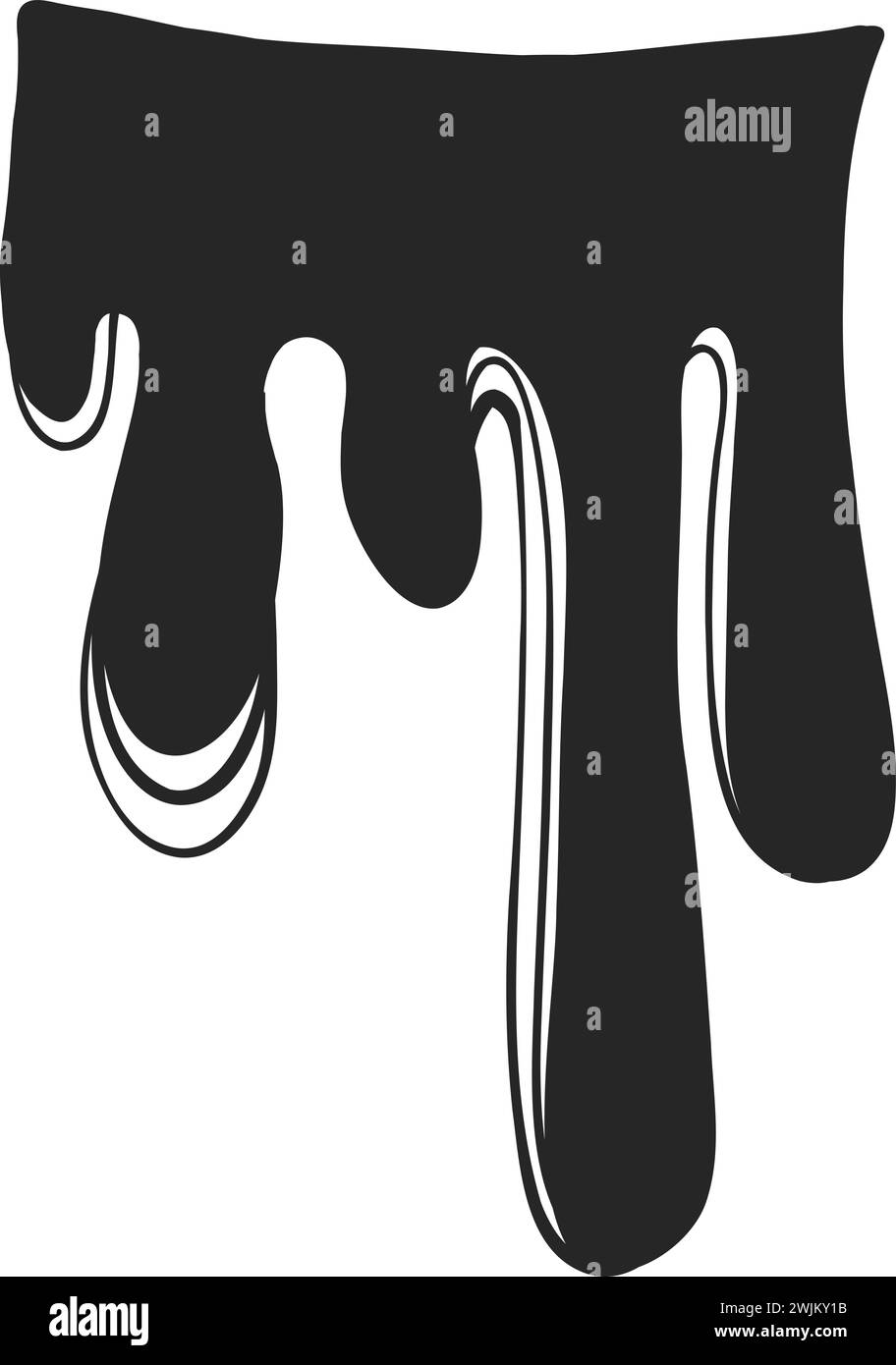 Black water splash. Abstract wet splatter drop for tattoo design, river ...