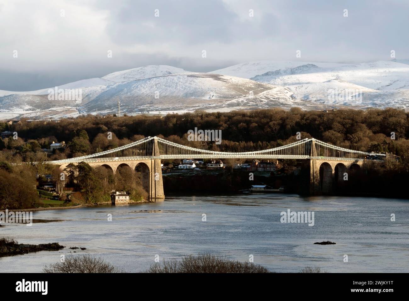 Menai bridge in north hi-res stock photography and images - Alamy