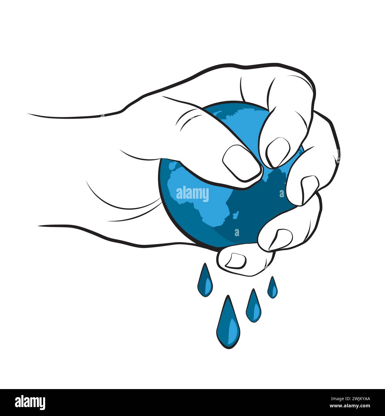 Save our planet for future generations Stock Vector Images - Alamy