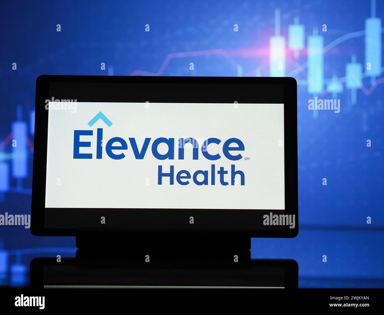 Germany. 15th Feb, 2024. In this photo illustration, Elevance Health ...