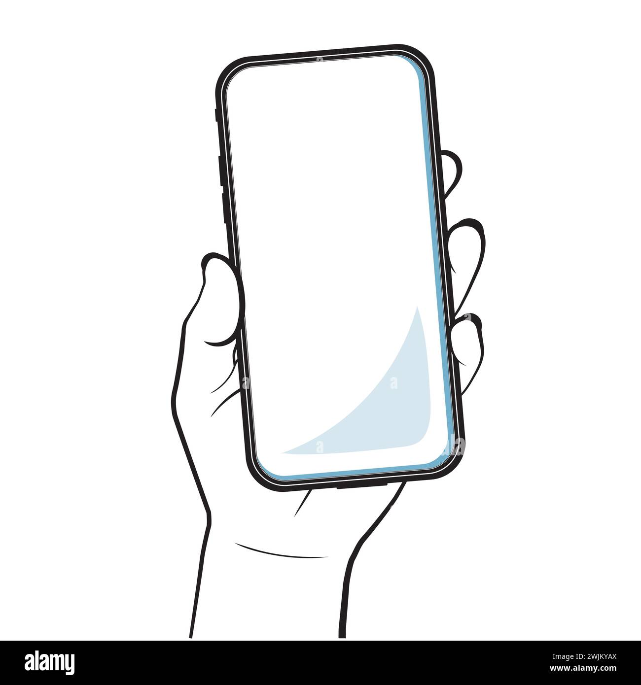 Hand hold vector vectors Stock Vector Images - Alamy