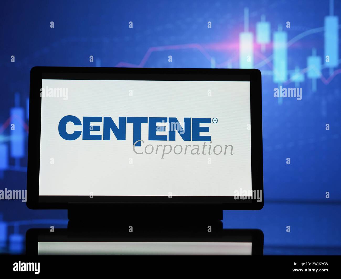 Germany. 15th Feb, 2024. In this photo illustration, Centene ...