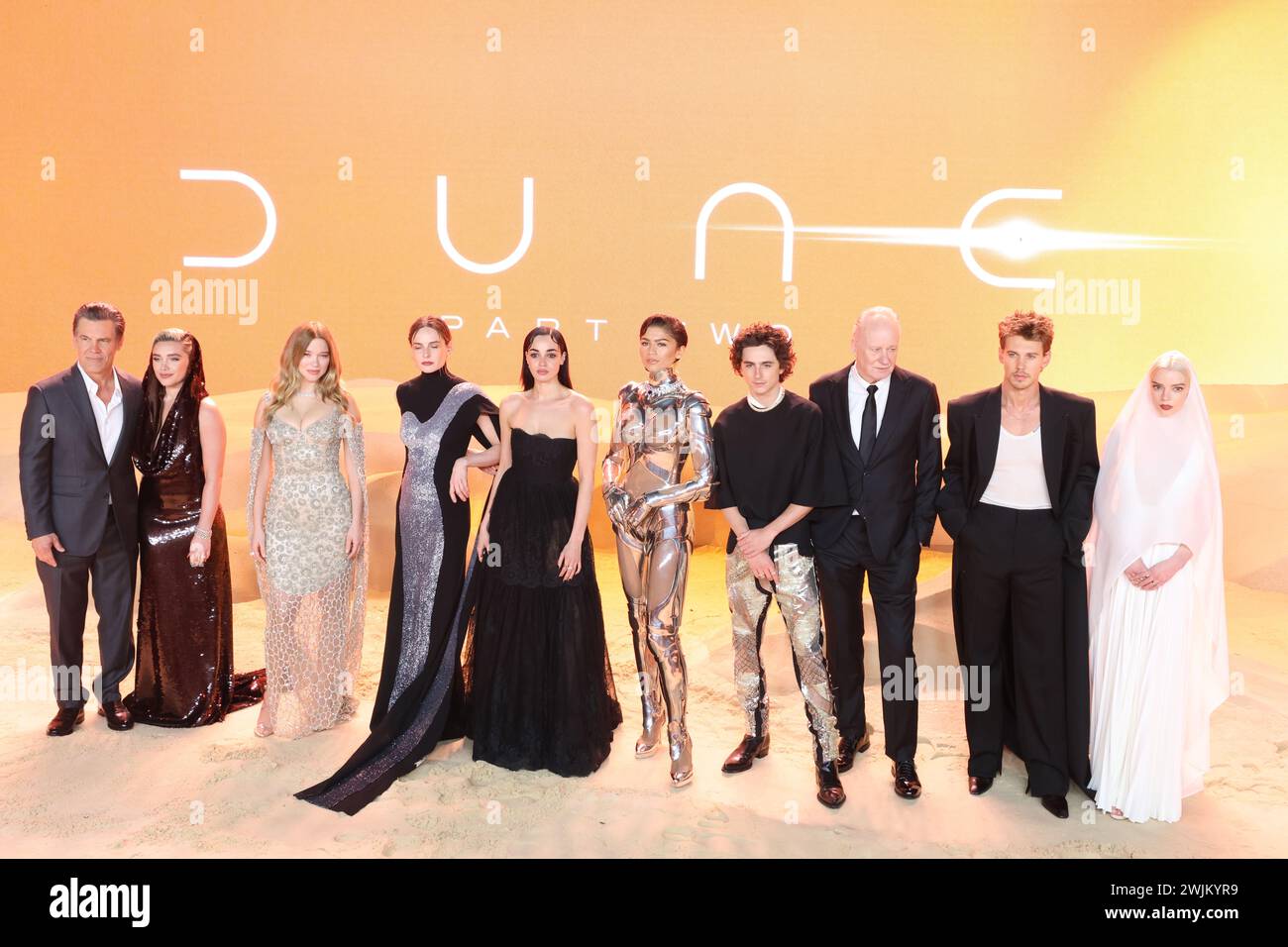 Cast members (L-R) Josh Brolin, Florence Pugh, Lea Seydoux, Rebecca ...