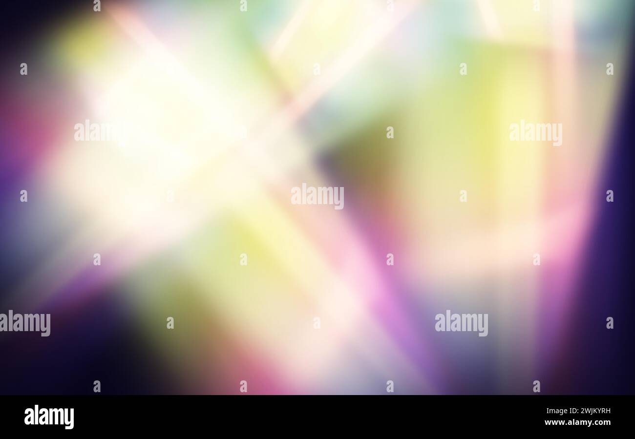 Overlay for backgrounds.Triangular prism concept.Colourful vector lens, crystal rainbow light ...