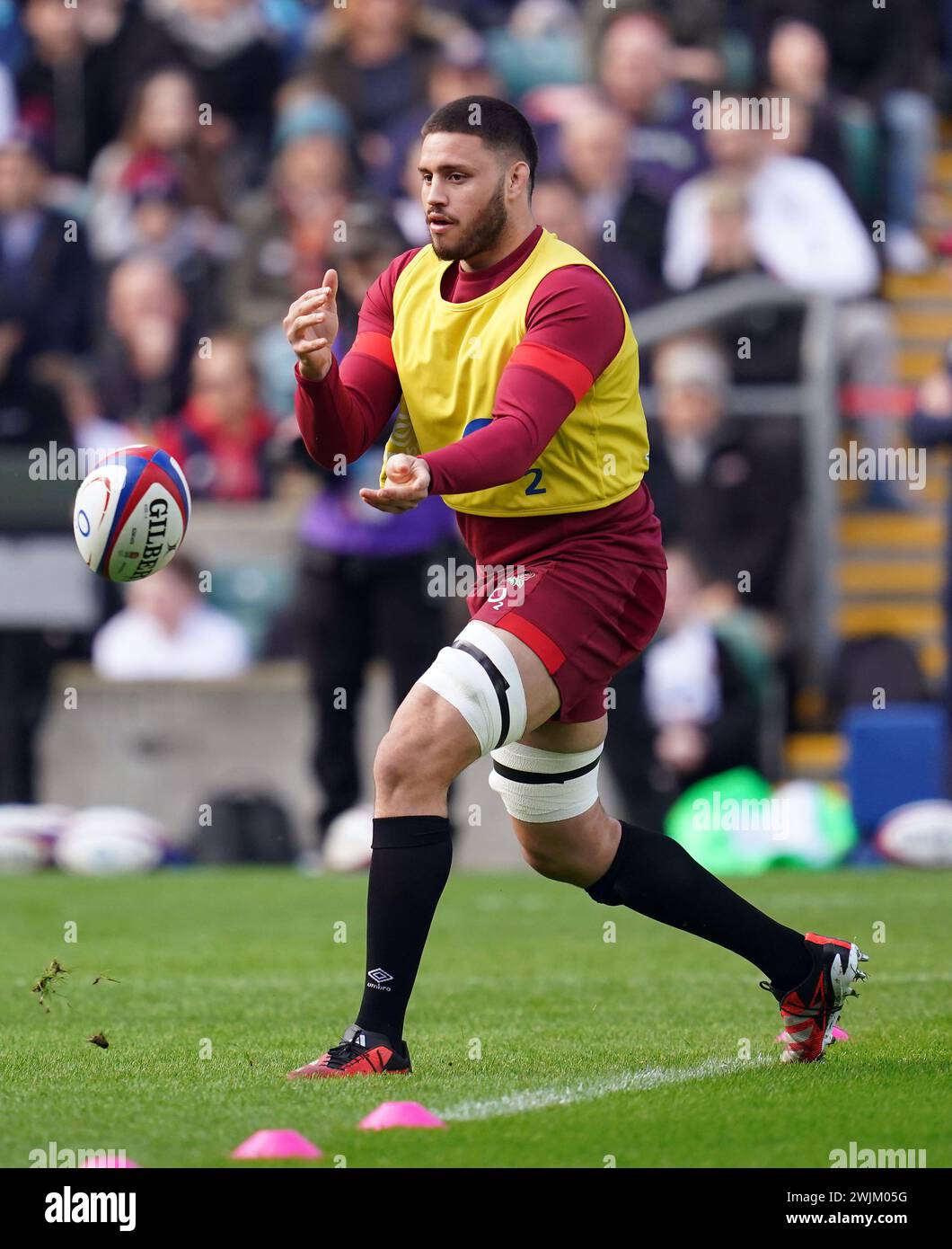 England's Ethan Roots during a training session at Twickenham Stadium ...