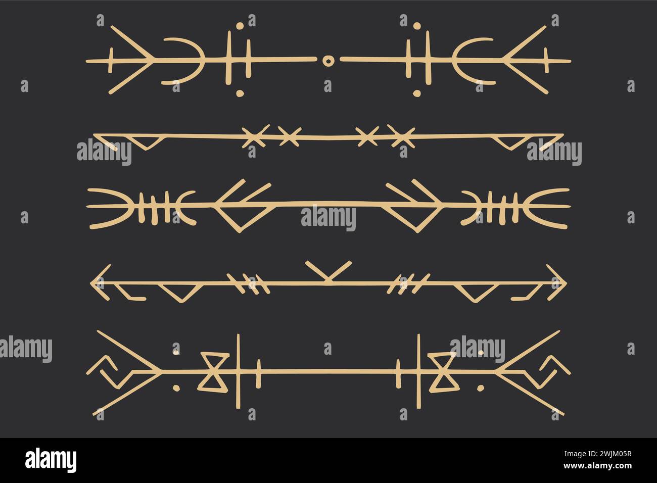 Medieval gothic border traditional hi-res stock photography and images ...