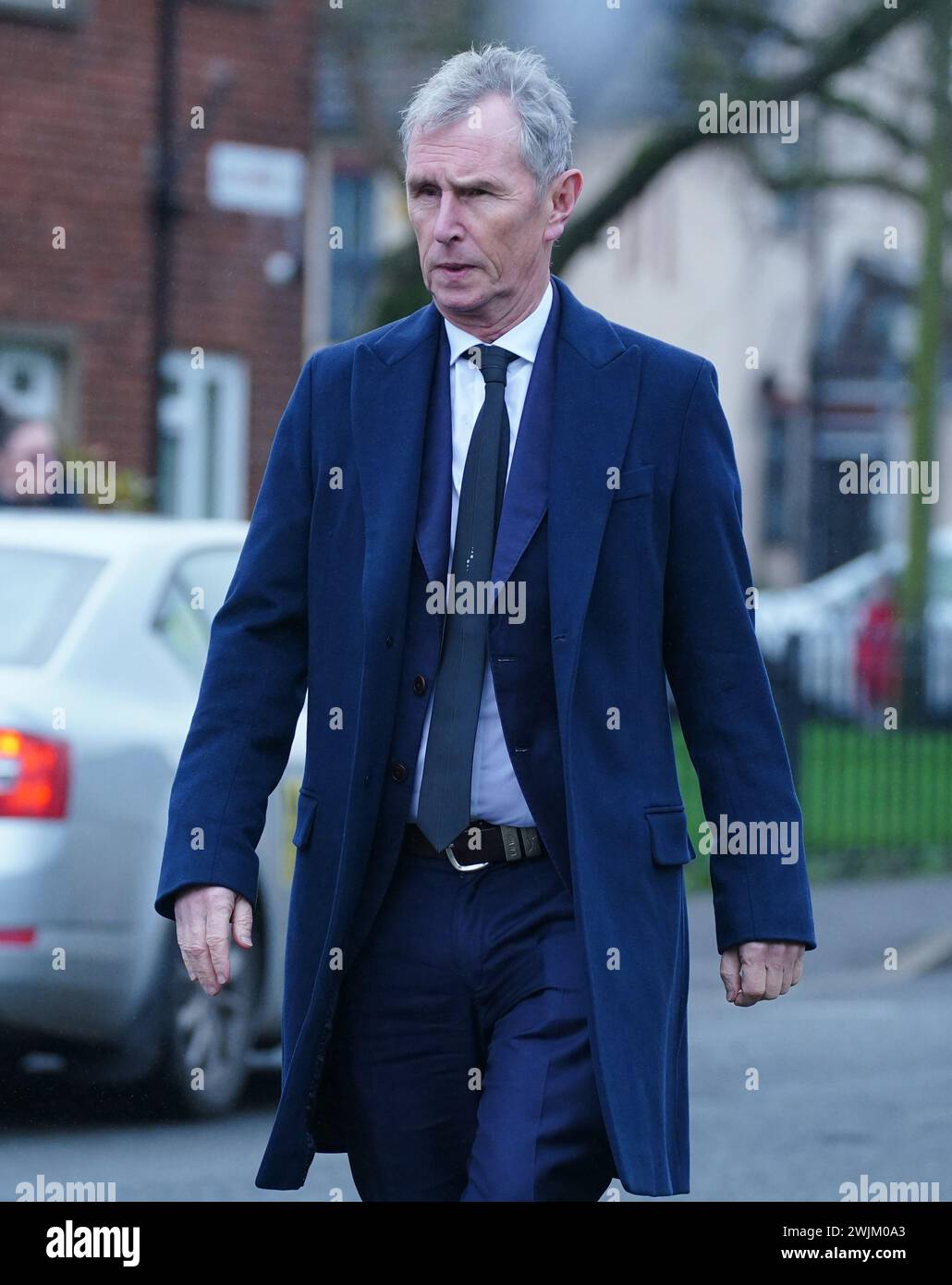 MP Nigel Evans arrives for a Requiem Mass for former Rochdale MP and ...