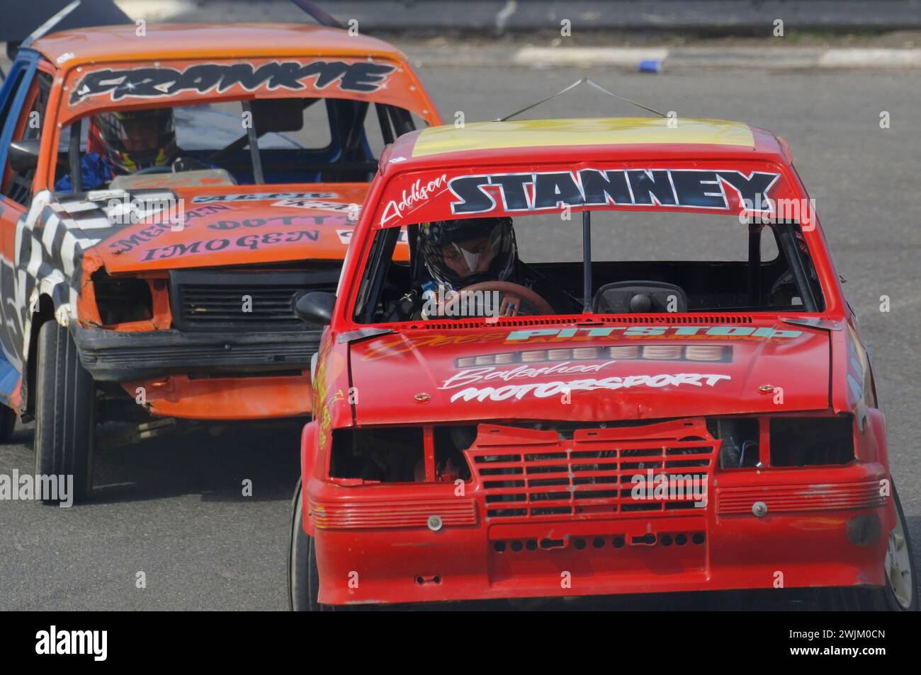 Banger Racing, Skegness, Race Circuit, Lincolnshire, England, United ...