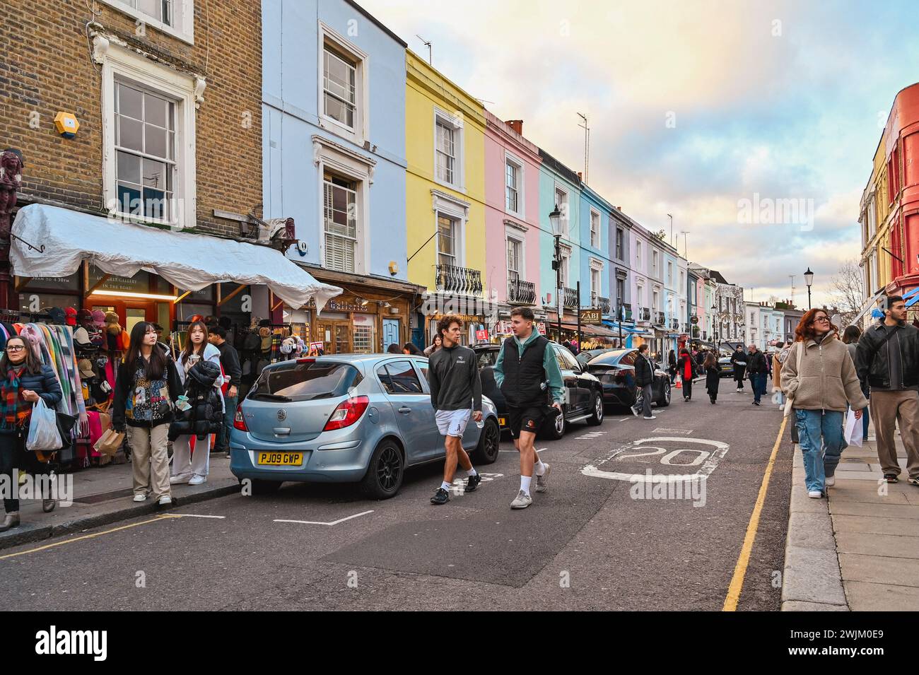 Portobello Road Market, London Stock Photo - Alamy