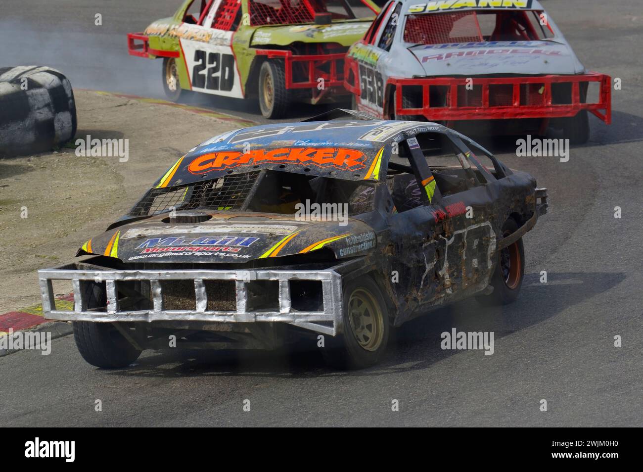 Banger Racing, Skegness, Race Circuit, Lincolnshire, England, United ...
