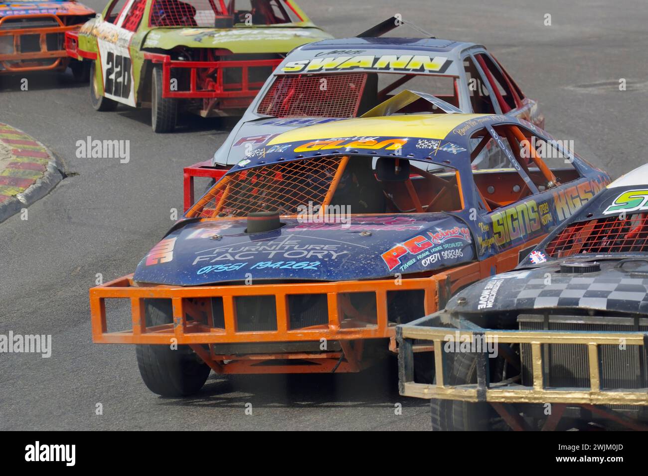 Banger Racing, Skegness, Race Circuit, Lincolnshire, England, United ...
