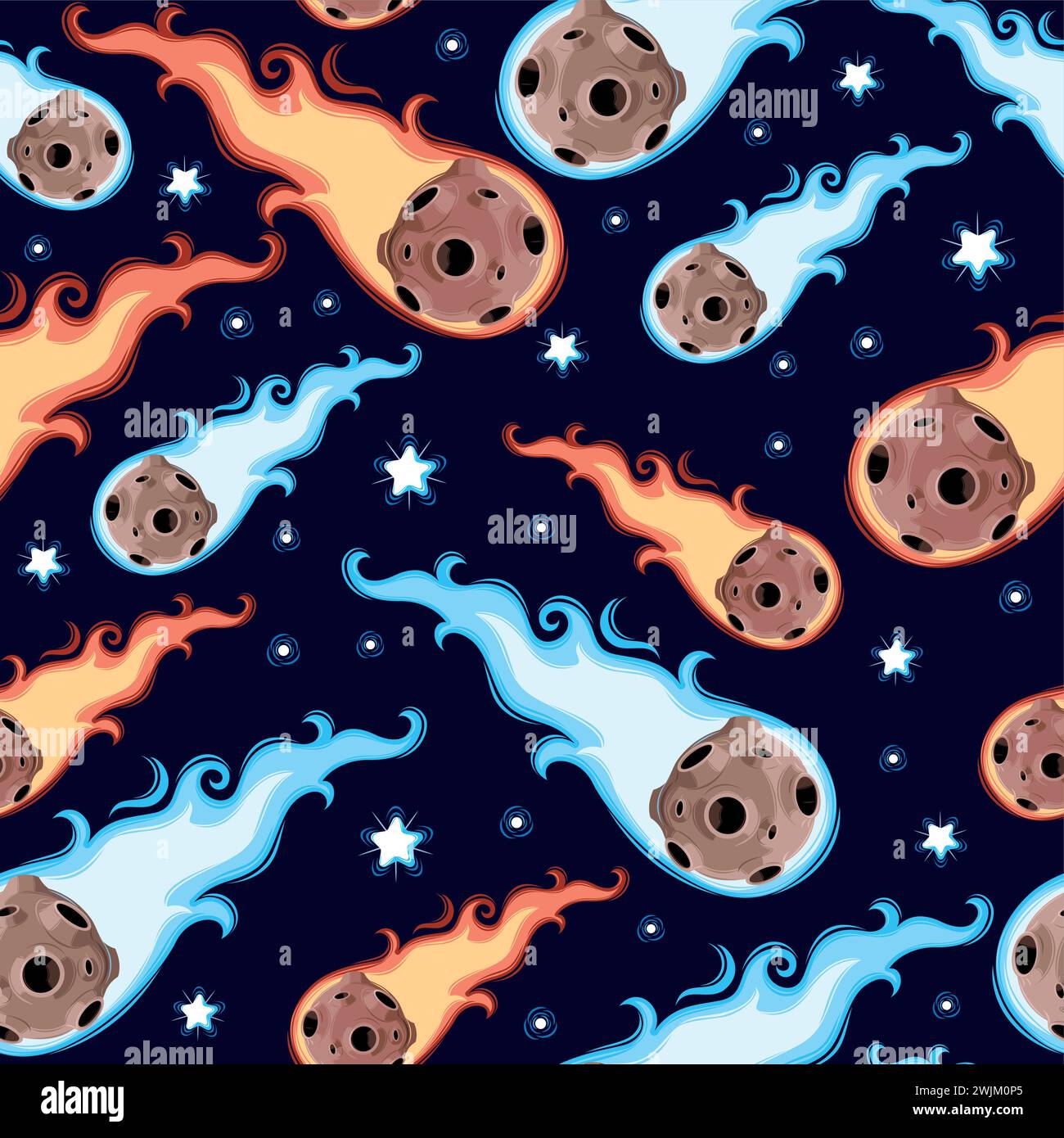 Vintage space meteor Stock Vector Images - Alamy