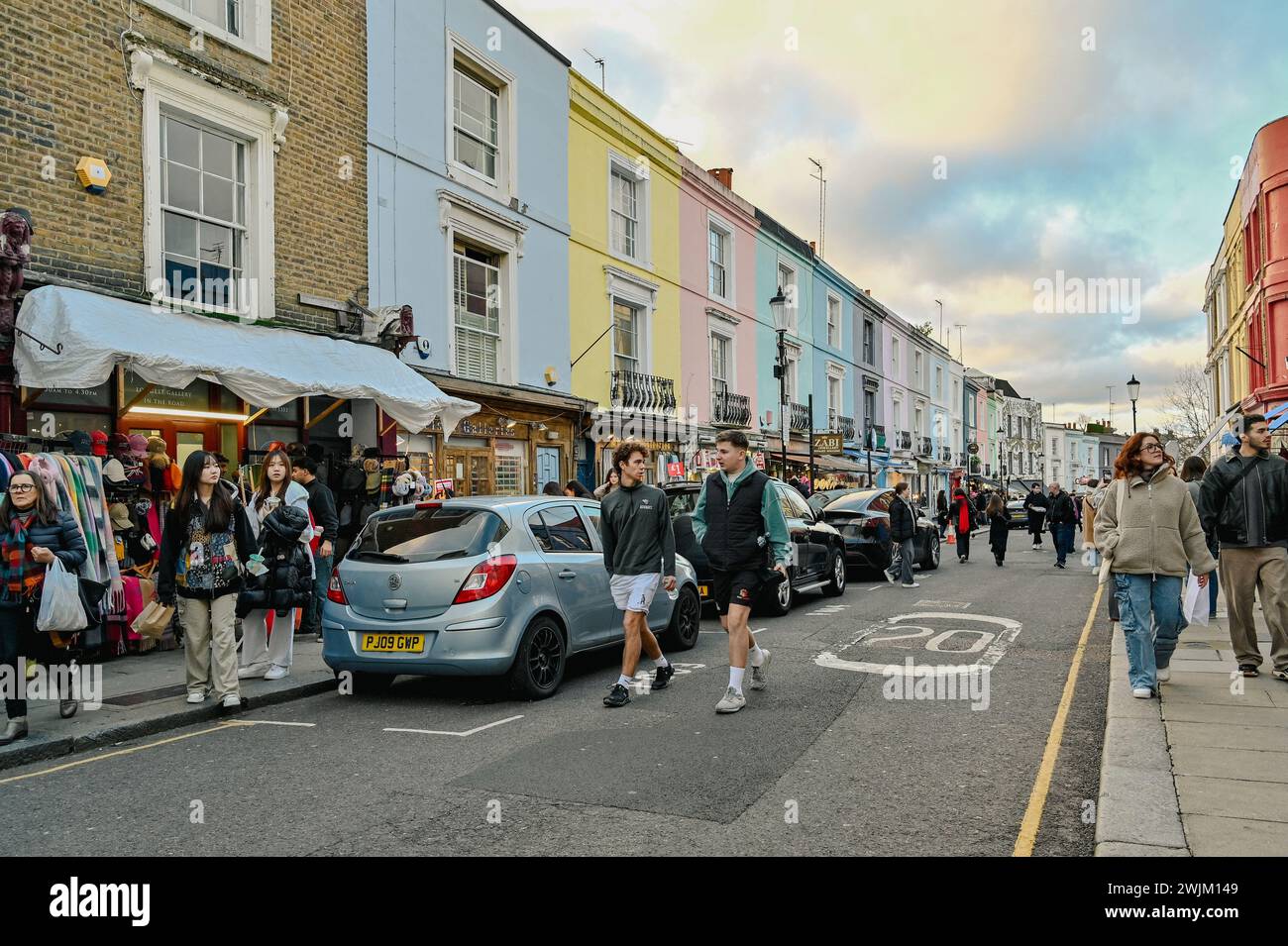 Portobello Road Market, London Stock Photo - Alamy