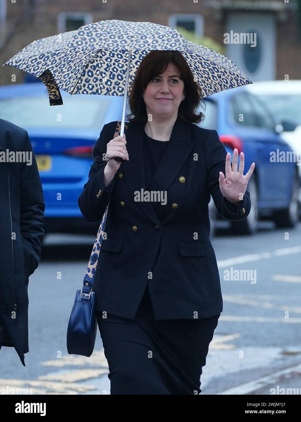 Shadow leader of the House of Commons, Lucy Powell, arrives for a ...
