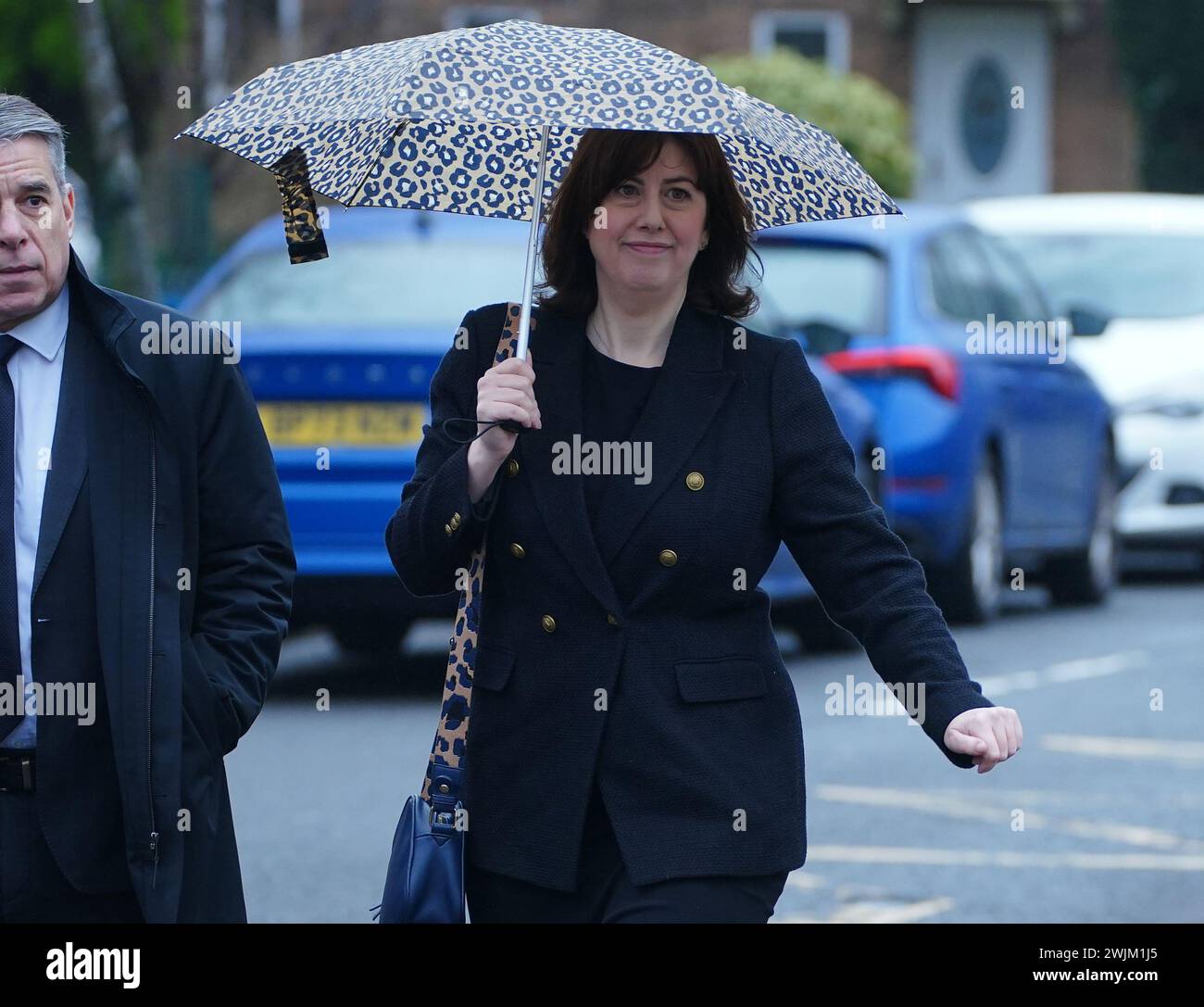 Shadow leader of the House of Commons, Lucy Powell, arrives for a ...