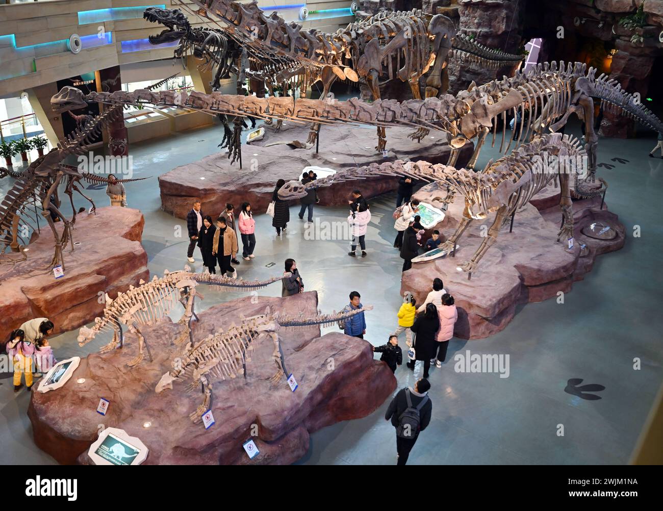 Beijing, China's Anhui Province. 16th Feb, 2024. People visit the Anhui ...