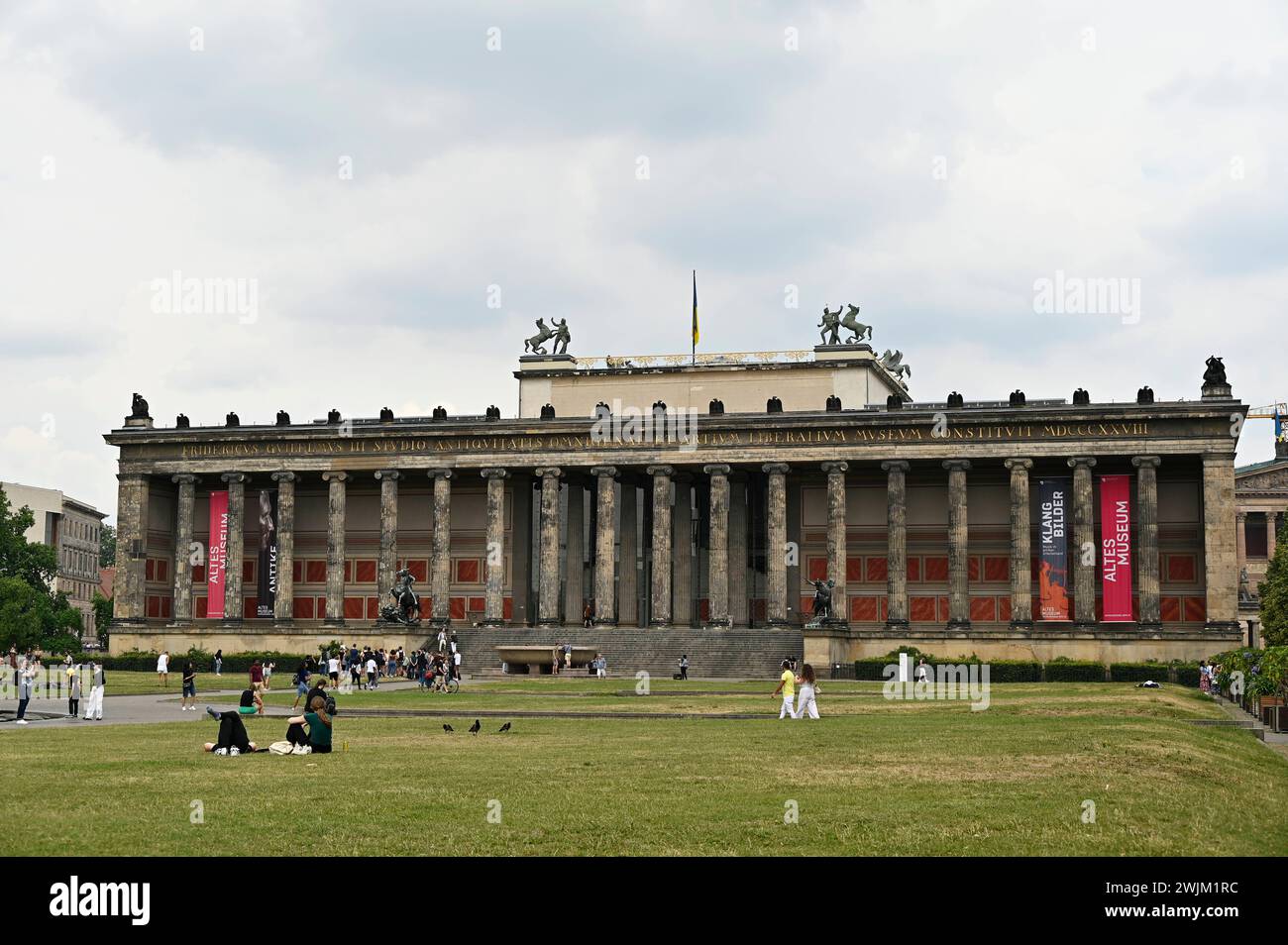 Alte Museum in Berlin Foto vom 25.06.2022. Das Alte Museum am ...