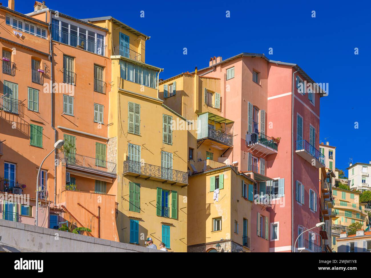 Beautiful Menton on the French Riviera - Côte d'Azur, France. Picture ...
