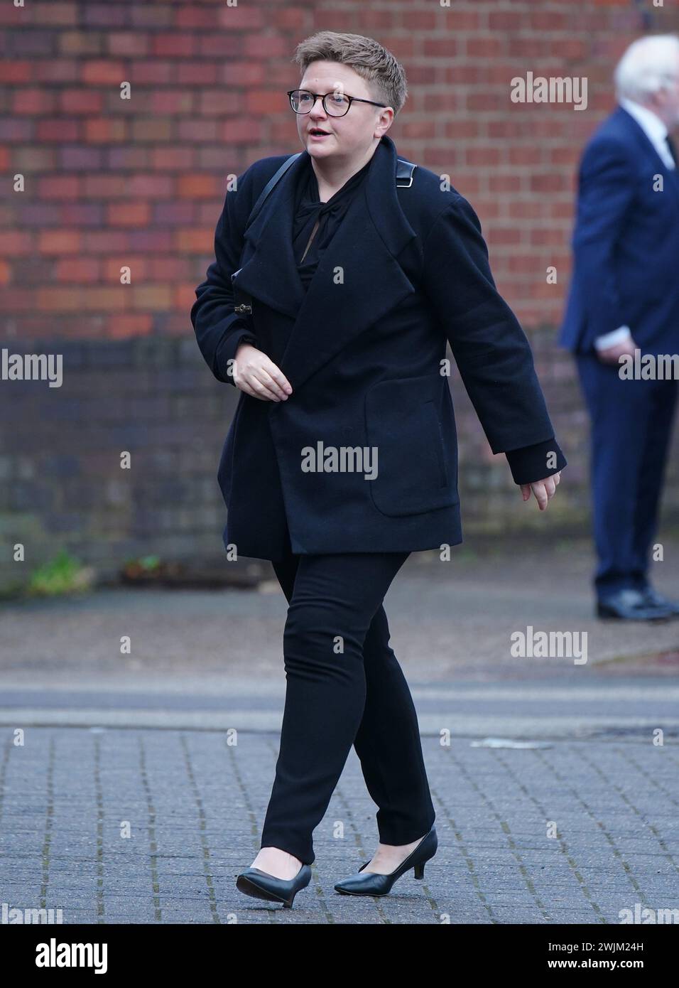 Bev Craig, Leader of Manchester City Council, arrives for a Requiem ...