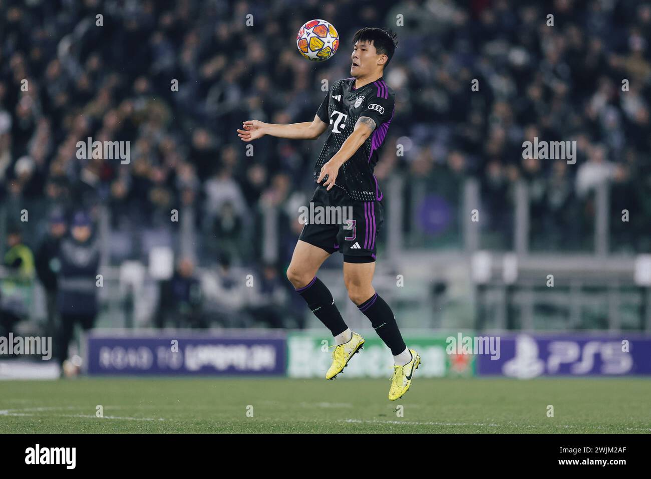 Bayern Munich's Korean defender Kim Min-Jae controls the ball during ...