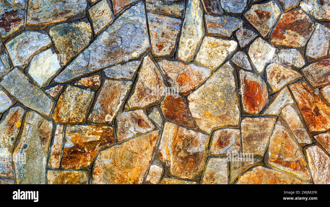Natural Stone Wall Textured Background Design Stock Photo - Alamy