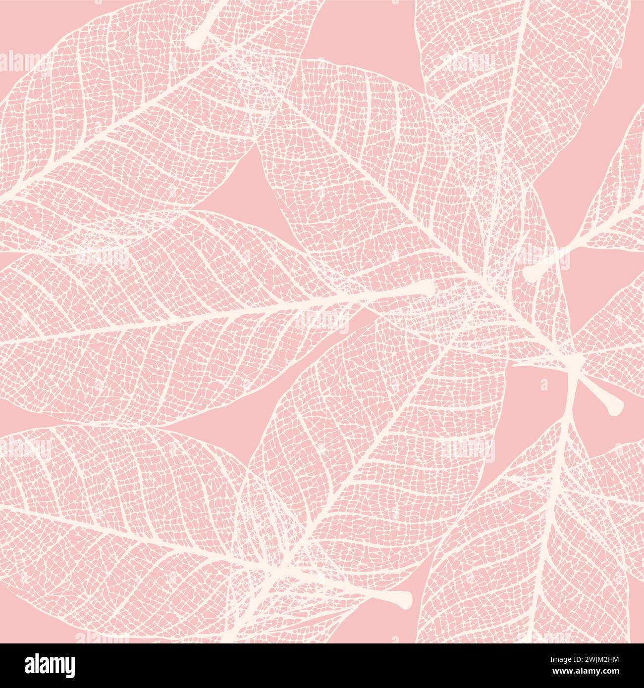 Skeletonized leaves seamless Stock Vector Image & Art - Alamy