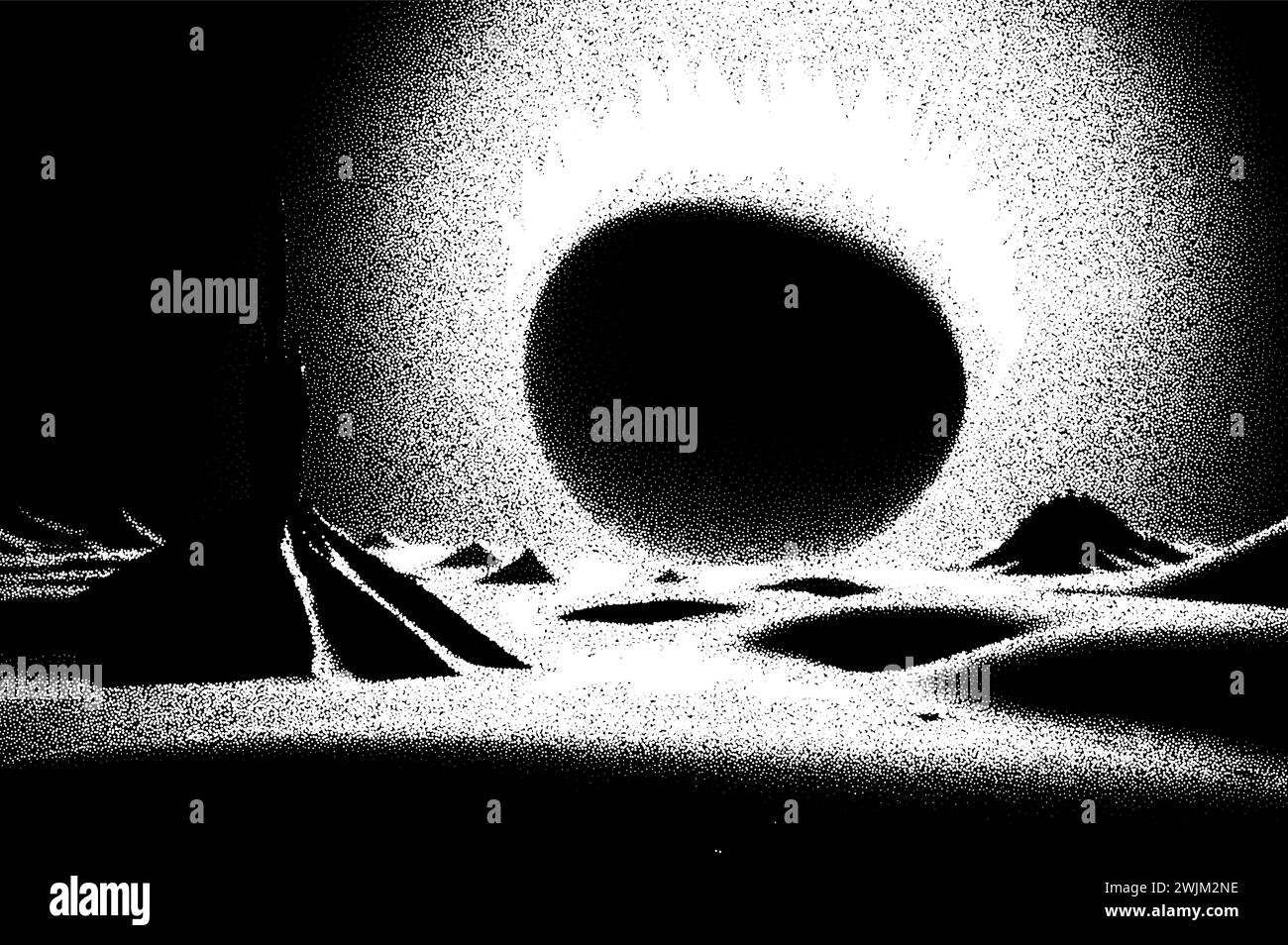 Solar system and beyond Black and White Stock Photos & Images - Alamy