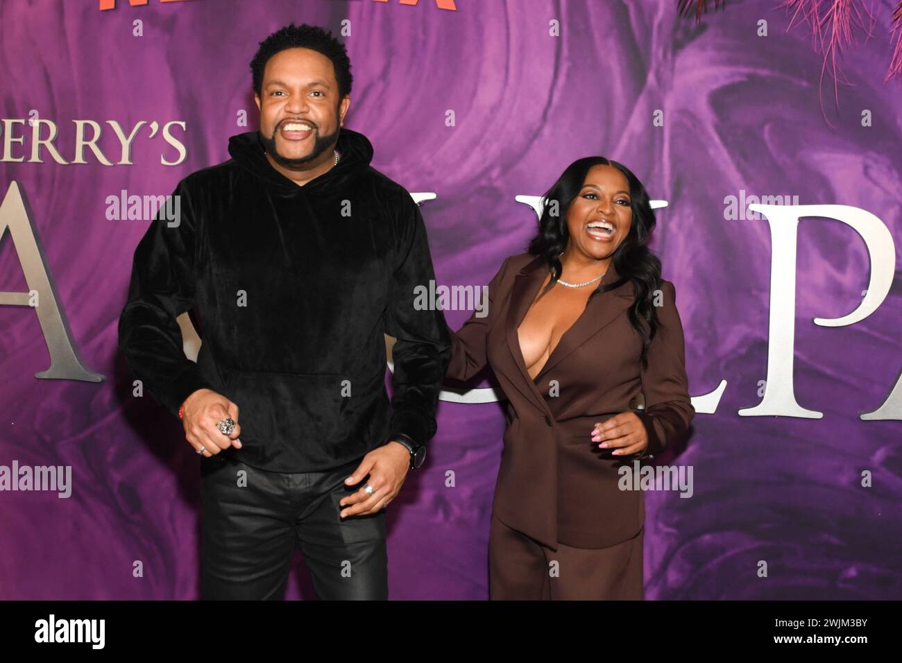 New York, USA. 15th Feb, 2024. Jawn Murray and Sherri Shepherd ...