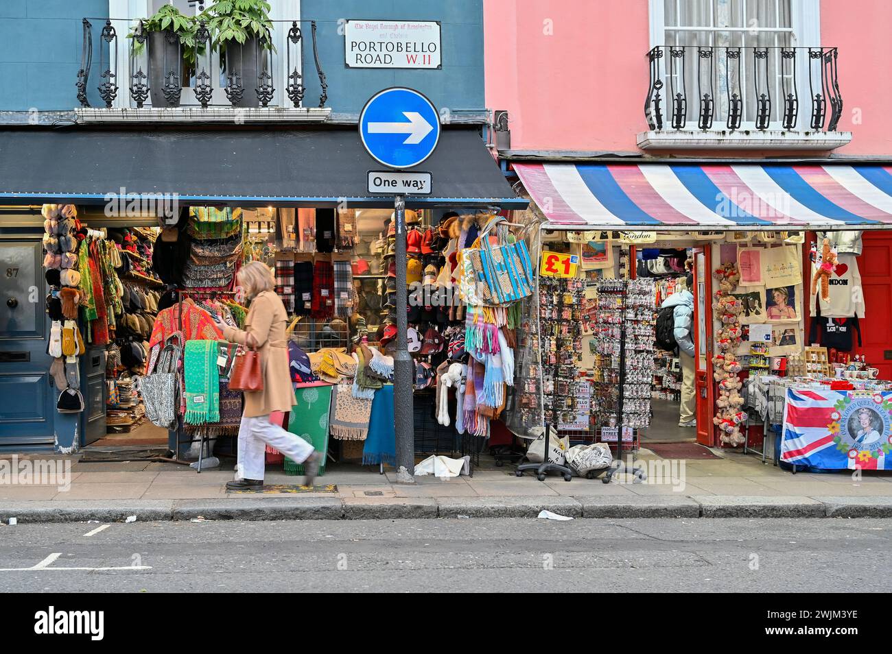 Portobello Road Market, London Stock Photo - Alamy