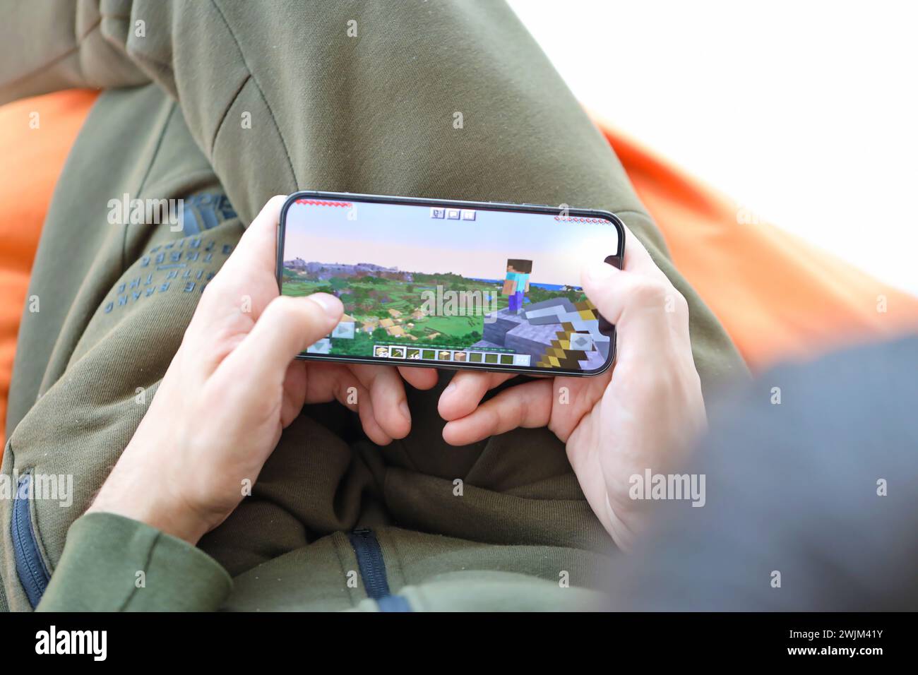 Minecraft man hi-res stock photography and images - Alamy