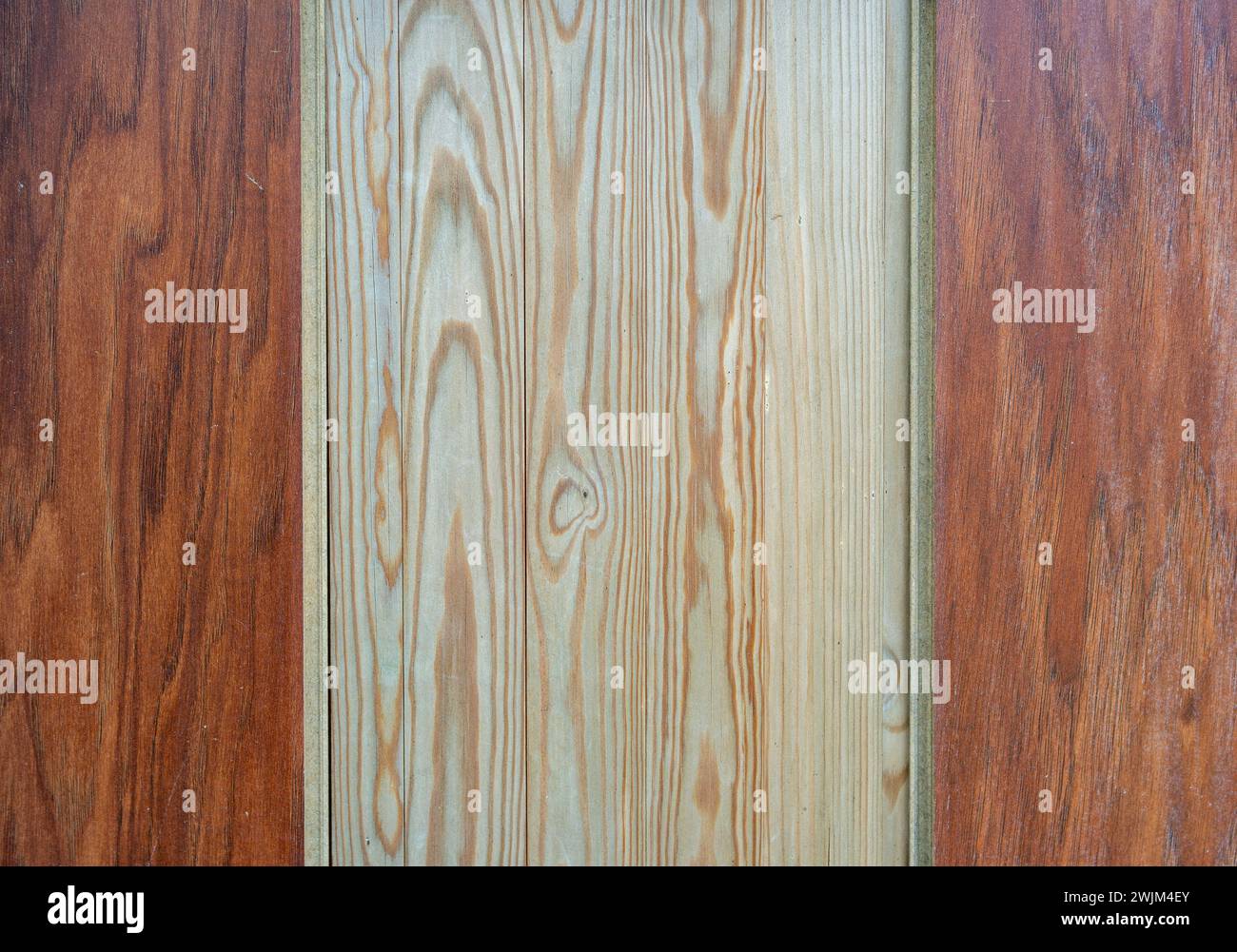 wooden texture background with two different colors Stock Photo - Alamy