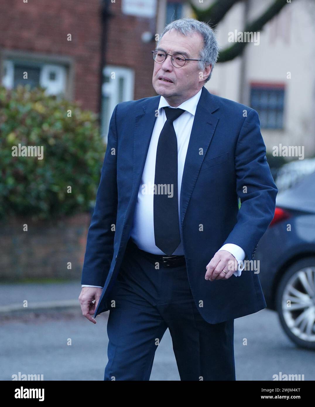 Former MP Phil Woolas arrives for a Requiem Mass for former Rochdale MP ...