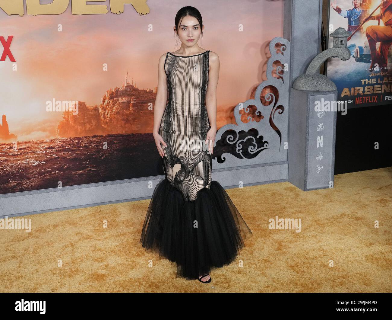 Los Angeles, USA. 15th Feb, 2024. Maria Zhang arrives at the Netflix's ...