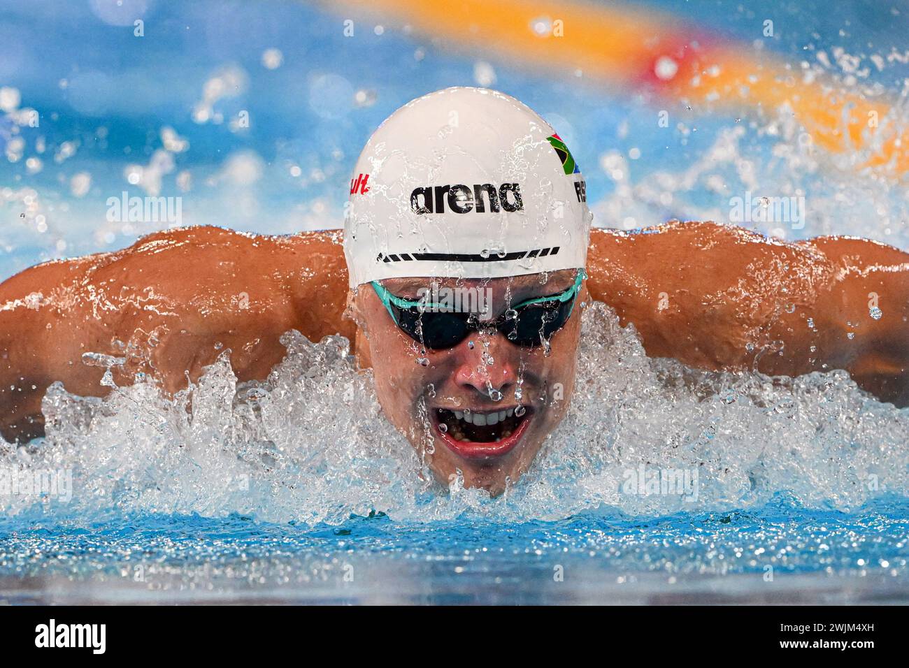 Doha, Qat. 16th Feb, 2024. Matt Sates from RSA in action at World ...