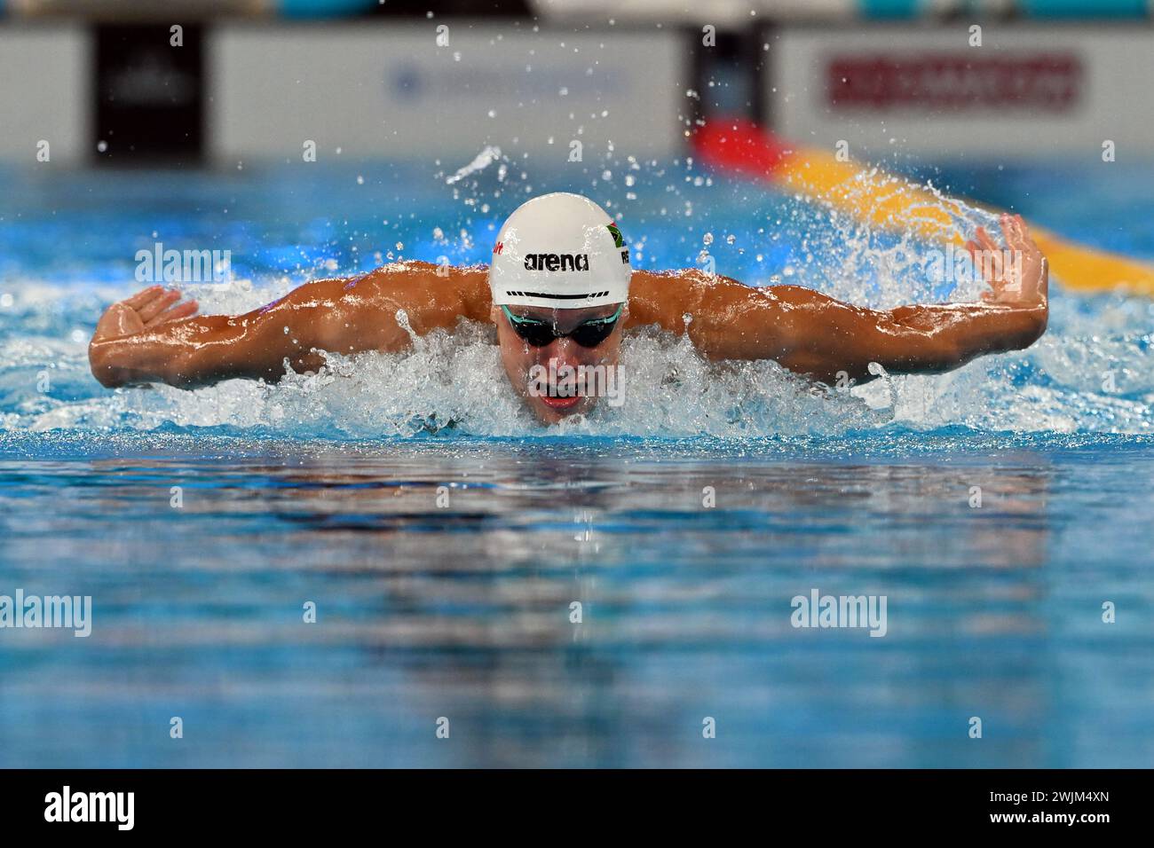 Doha, Qat. 16th Feb, 2024. Matt Sates from RSA in action at World ...